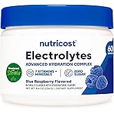 Amazon.com: Nutricost Electrolyte Complex Powder (60 Servings, Grape ...