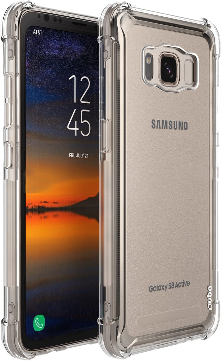 Amazon.com: OUBA Galaxy S8 Active Case, Anti-Scratches Slim Flexible ...