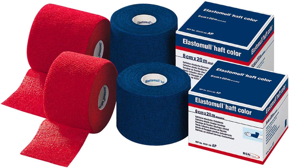 Amazon.com: BSN Medical Elastomull Haft Tape Blue 20 m x 6 cm: Health ...