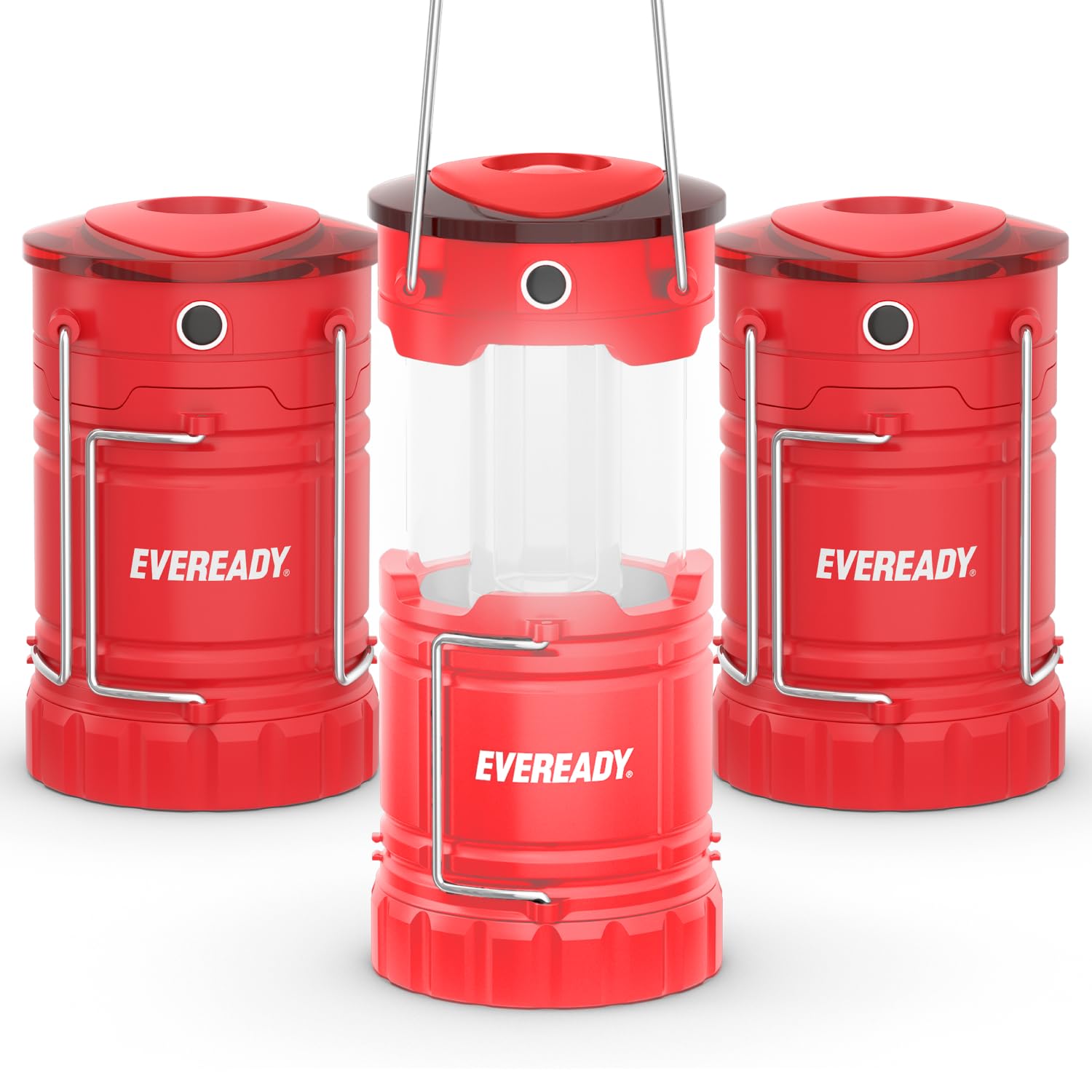 Eveready LED Camping Lantern 360 PRO (3-Pack), Super Bright Tent Lights ...