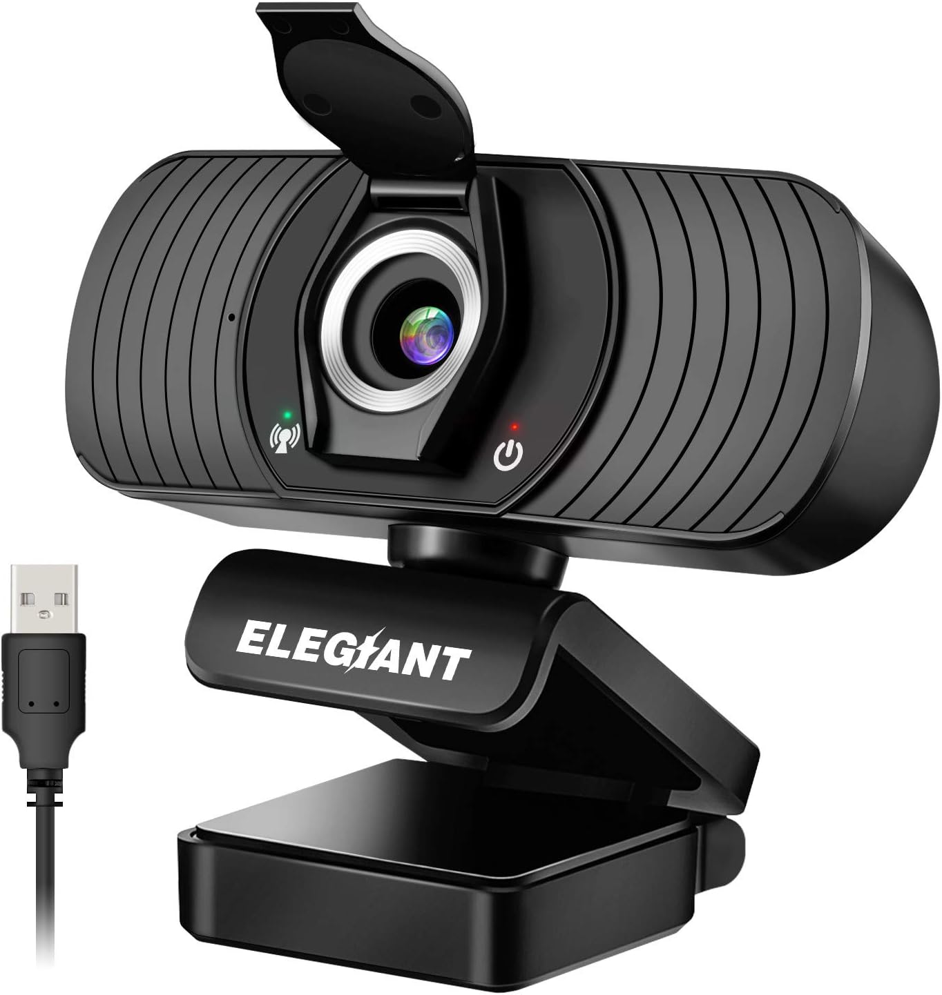 ELEGIANT Webcam Web Camera 1080P HD PC Webcam With Microphone And elegiant-webcam-web-camera-1080p-hd-pc-webcam-with-microphone-and