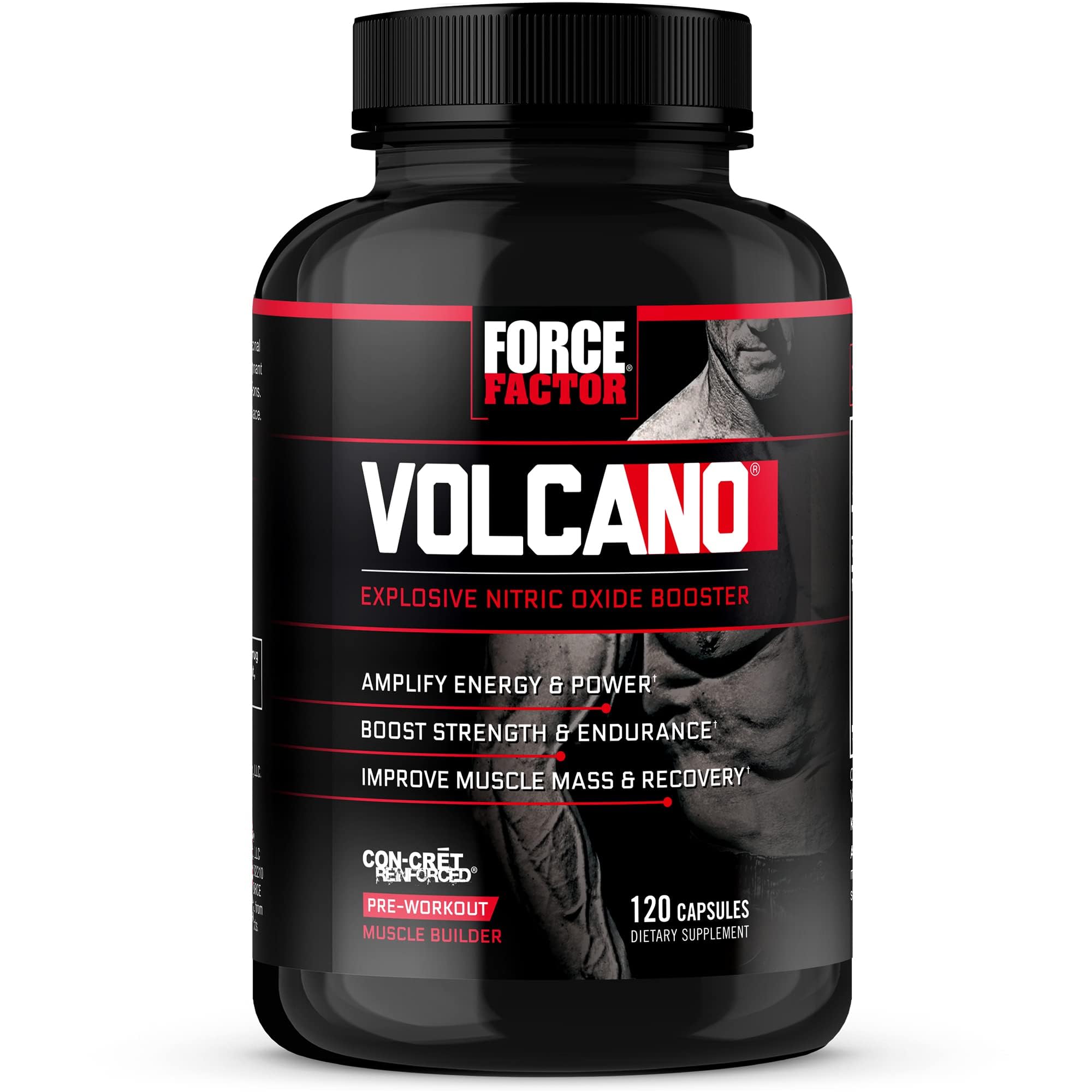 Force Factor Volcano Pre Workout Nitric Oxide Booster Supplement for ...