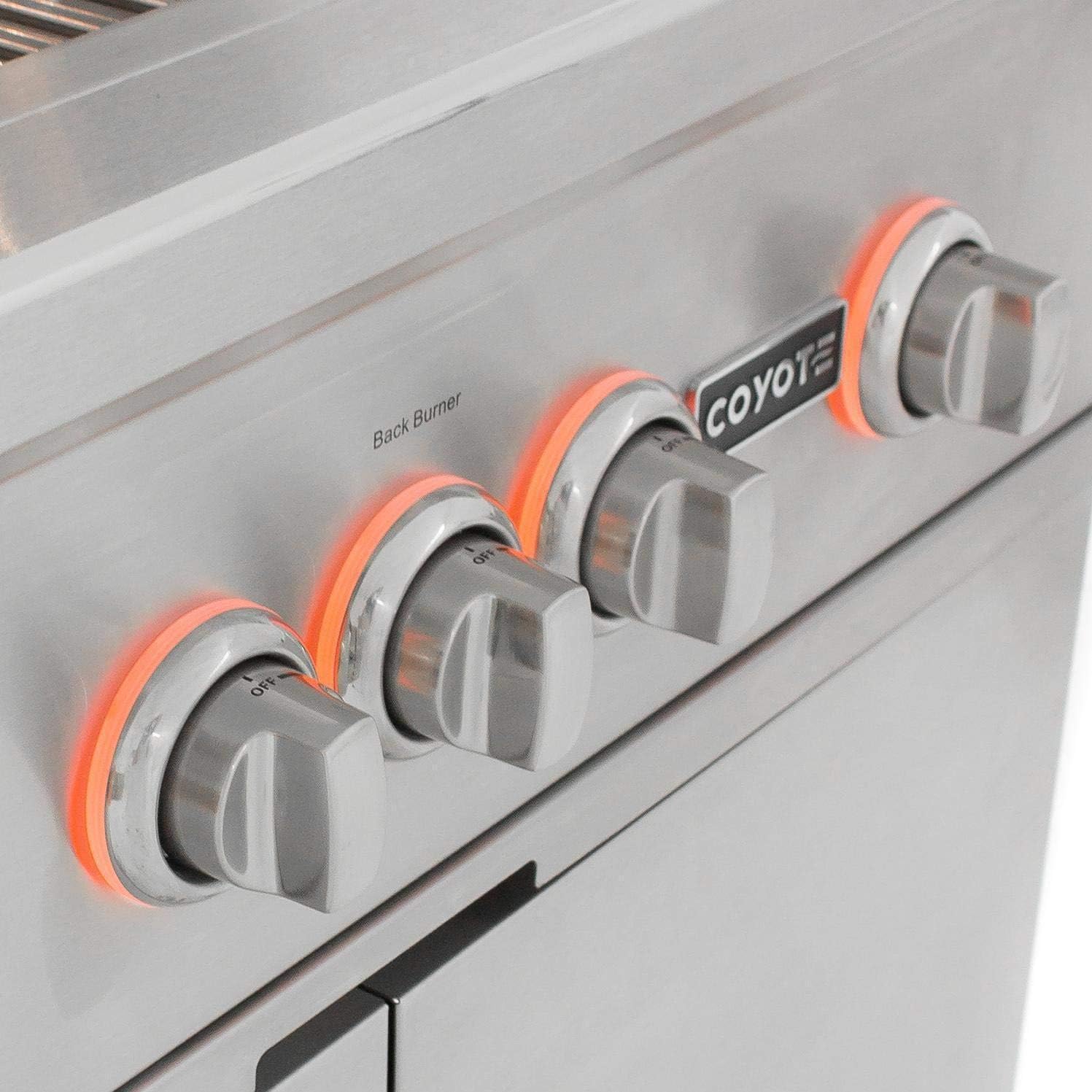 Review Coyote S-Series 42-Inch 5-Burner Built-in Natural Gas Grill with ...
