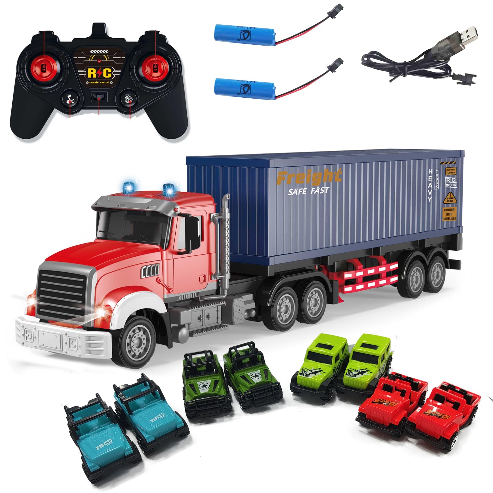 Mua Mostop RC Semi Truck with Trailer - 22.5 Inch Remote Control Semi ...