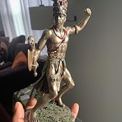 Amazon.com: Chango - God of Fire, Thunder, Lightning and War Statue ...