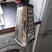 KitchenCraft Box Grater with Pyramid Design, Stainless Steel, 20 cm ...