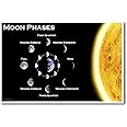 Amazon.com: Moon Phases - Classroom Science Poster: Prints: Posters ...