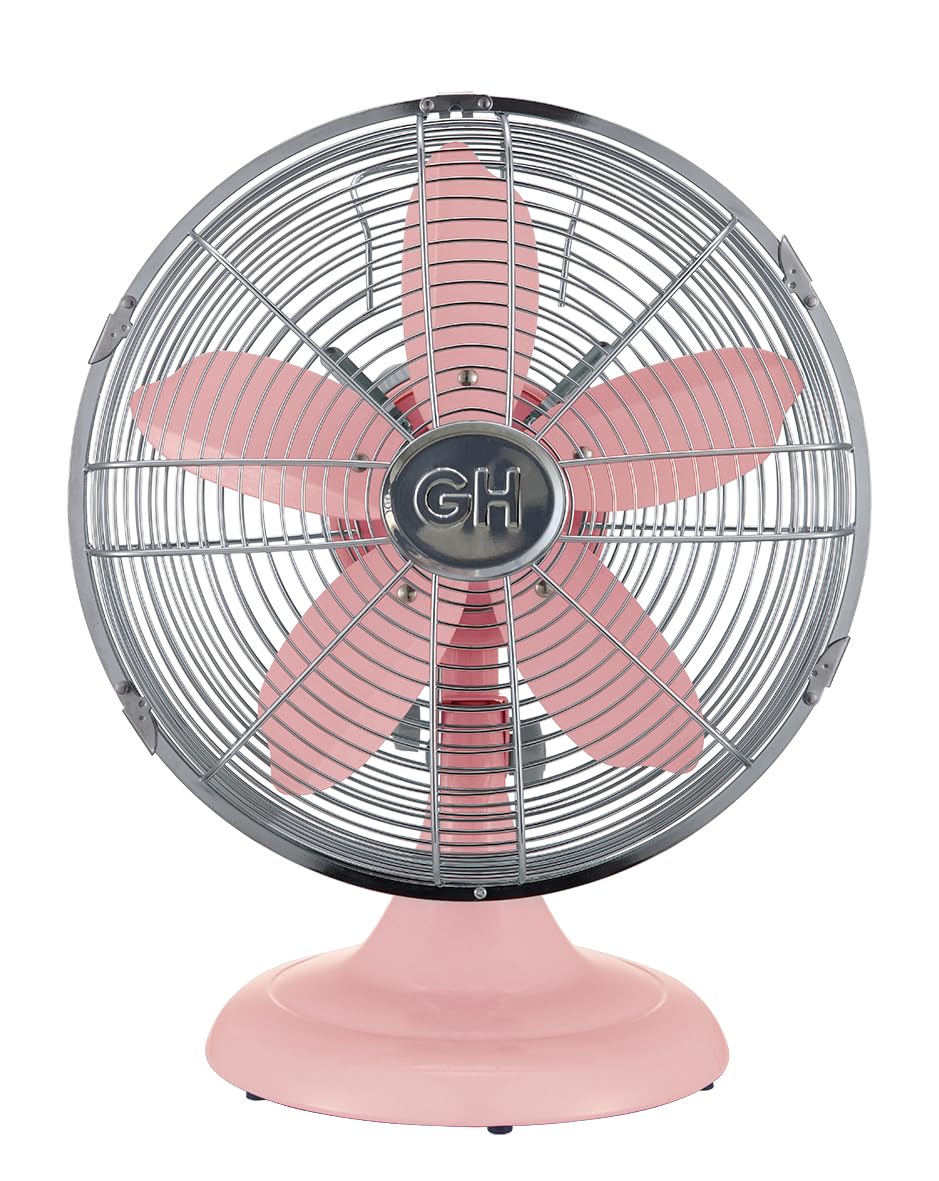 Mua Good Housekeeping All-Metal 12" Retro Table Fan, Pink trên Amazon ...