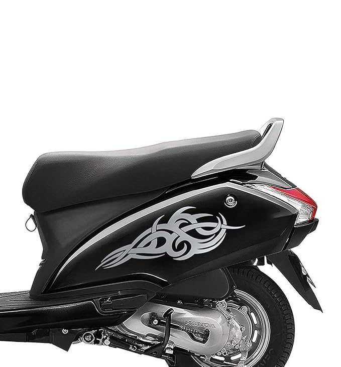 ISEE 360® Pattern Scooty Sticker Scooty Bike Chaise Rear Sides Bumper ...