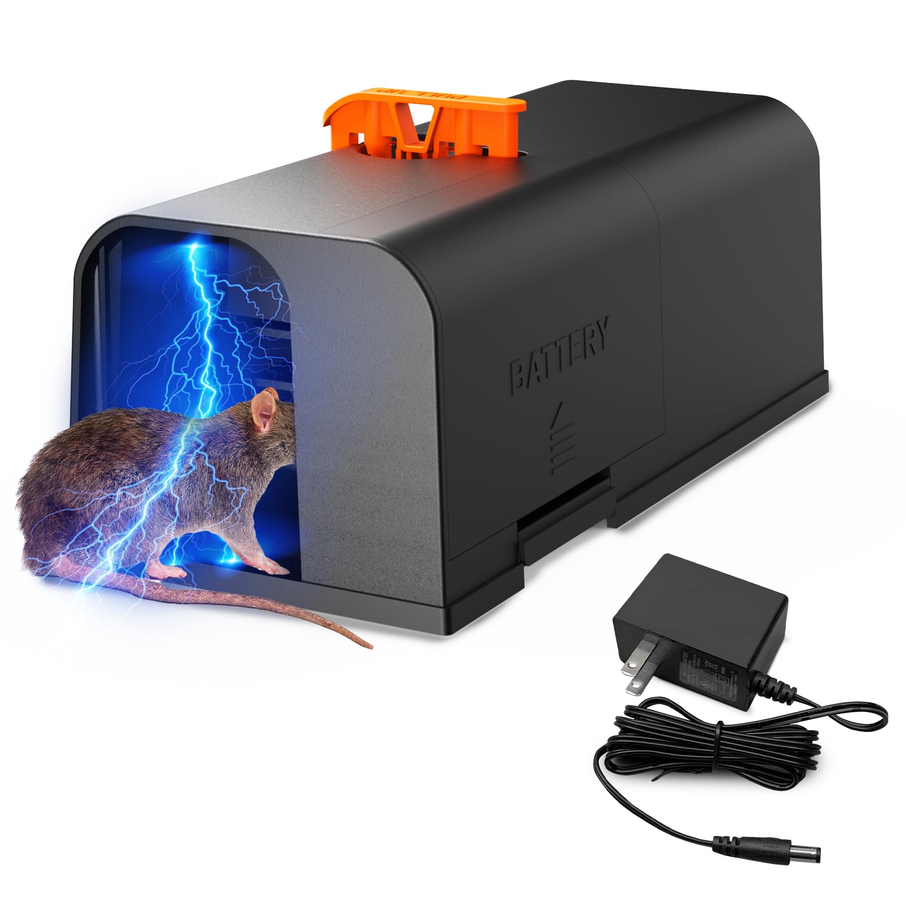 CritterTec Electric Mouse Trap, Electric Rodent Trap Killer for Home ...