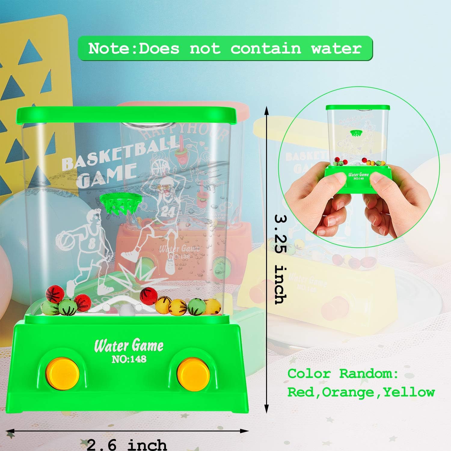 Handheld Water Game Arcade Water Ring Toss Game Mini Water Tables for ...