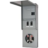 Siemens TL77NT Talon Temporary Power Outlet Panel by with Two 20a ...
