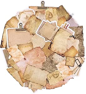 Amazon.com : Knaid Antique Looking Scrapbook Stickers (90 Pieces ...