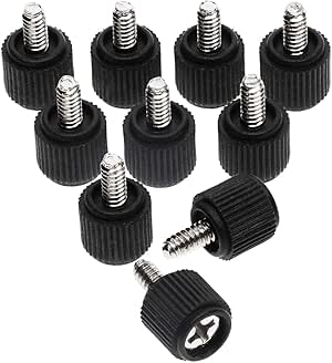 Amazon.com: ONLYKXY #6-32 Computer Case Fastener Screws Black PC ...