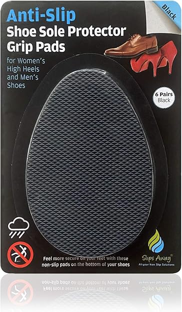 Non Slip Shoe Grips 6x Pairs - Strong 3m Adhesive - Weather Resistant ...