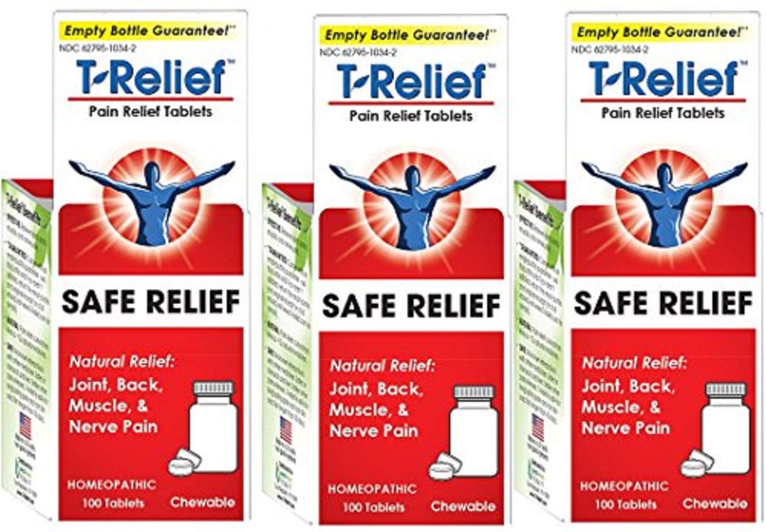 Amazon.com: T-Relief Arthritis Tablets, 100 Tablets (2 Pack): Health ...