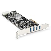 Amazon.com: StarTech.com 7 Port PCI Express USB 3.0 Card - 5Gbps - Standard & Low-Profile - SATA ...
