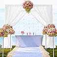 Amazon.com: Chiffon Backdrop Curtain 5FTx7FT Chiffon Fabric Drapes for ...