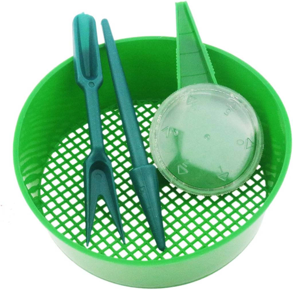Amazon.com : Ogrmar Sowing Tools 3Pcs Seed Dispenser Sifting Pan Sower ...