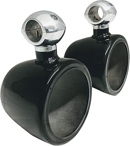 Amazon.com: 5.25 Motorcycle Crash Bar Speaker Pods, Clamp On Highway Bar Speaker Cans, Easy ...