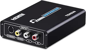 Amazon.com: Tensun 3RCA AV CVBS Composite & S-Video R/L Audio to HDMI ...