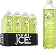 Sparkling Ice Lemon Lime Sparkling Water, Zero Sugar, Zero Calories, 503ml Bottles (Pack of 12 ...