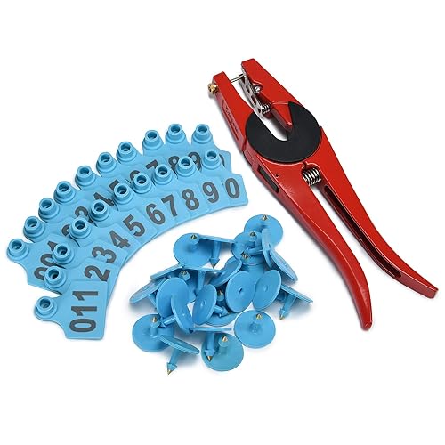 Number Pig Ear tag Tool Animal Supplies livestocks Ear tag applicator ...