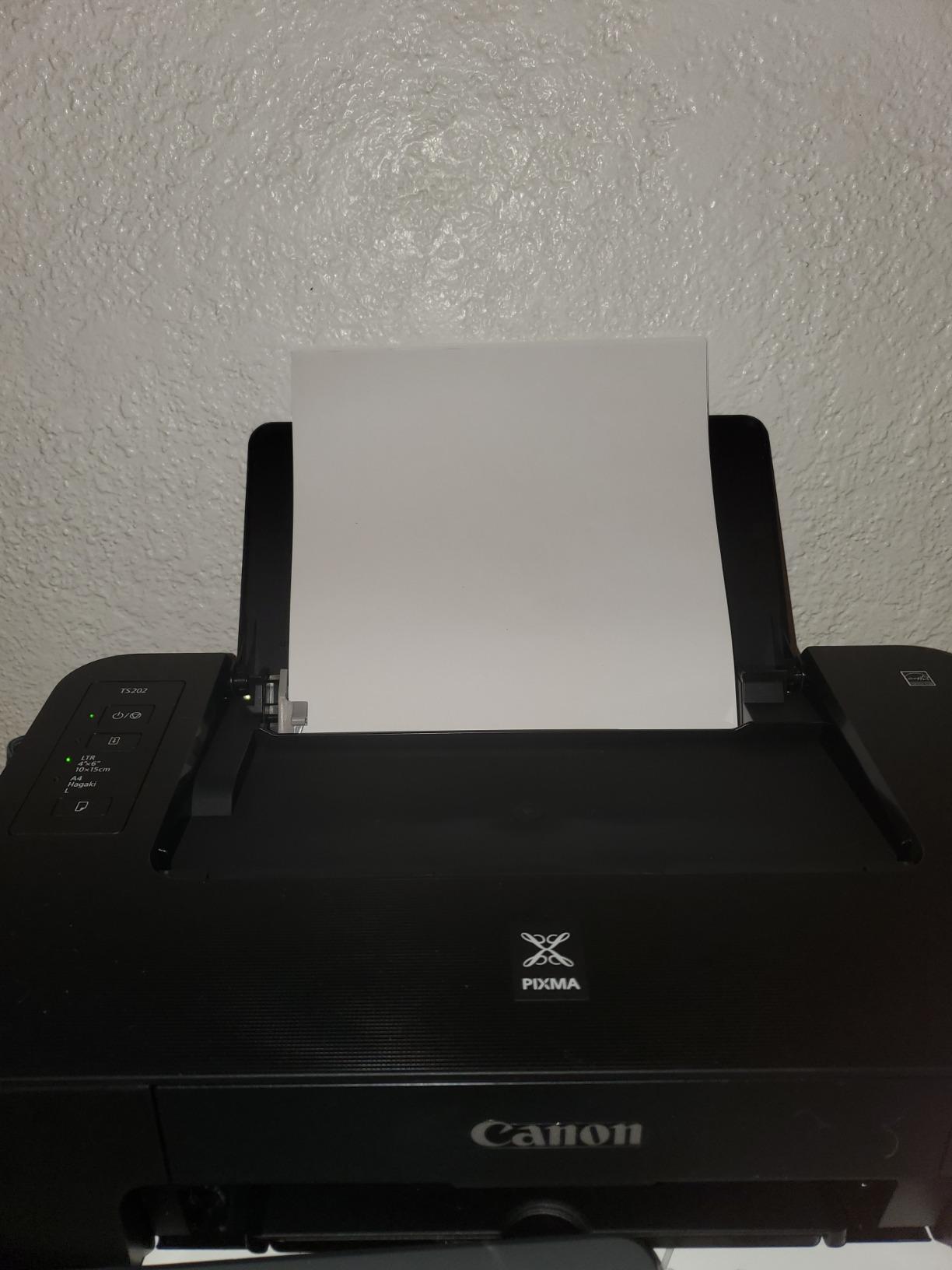 $10/mo - Finance Canon PIXMA TS202 Inkjet Photo Printer, Black, USB ...