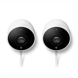 Amazon.com: Google Nest Cam Outdoor 2-Pack - 1st Generation ...
