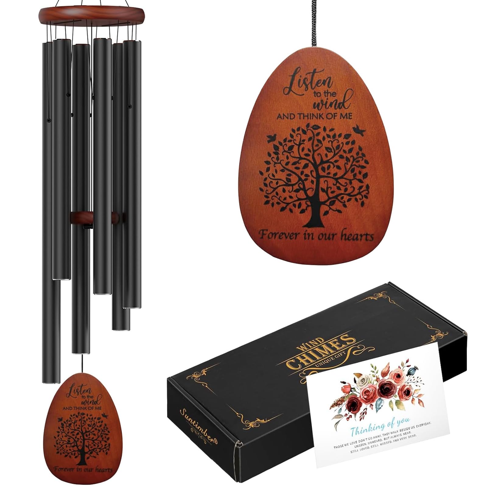 Tree of Life Memorial Wind Chimes for Loss of Loved One, Wind Chimes in ...