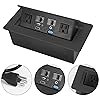 Table Pop up Power Strip Box Desktop Pop Up Outlet Recessed Multimedia ...