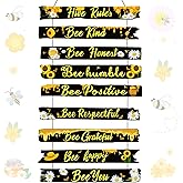 Amazon.com: Jetec Bee Sign Hive Rules Bee Wall Decor Plaque Bee Gift ...