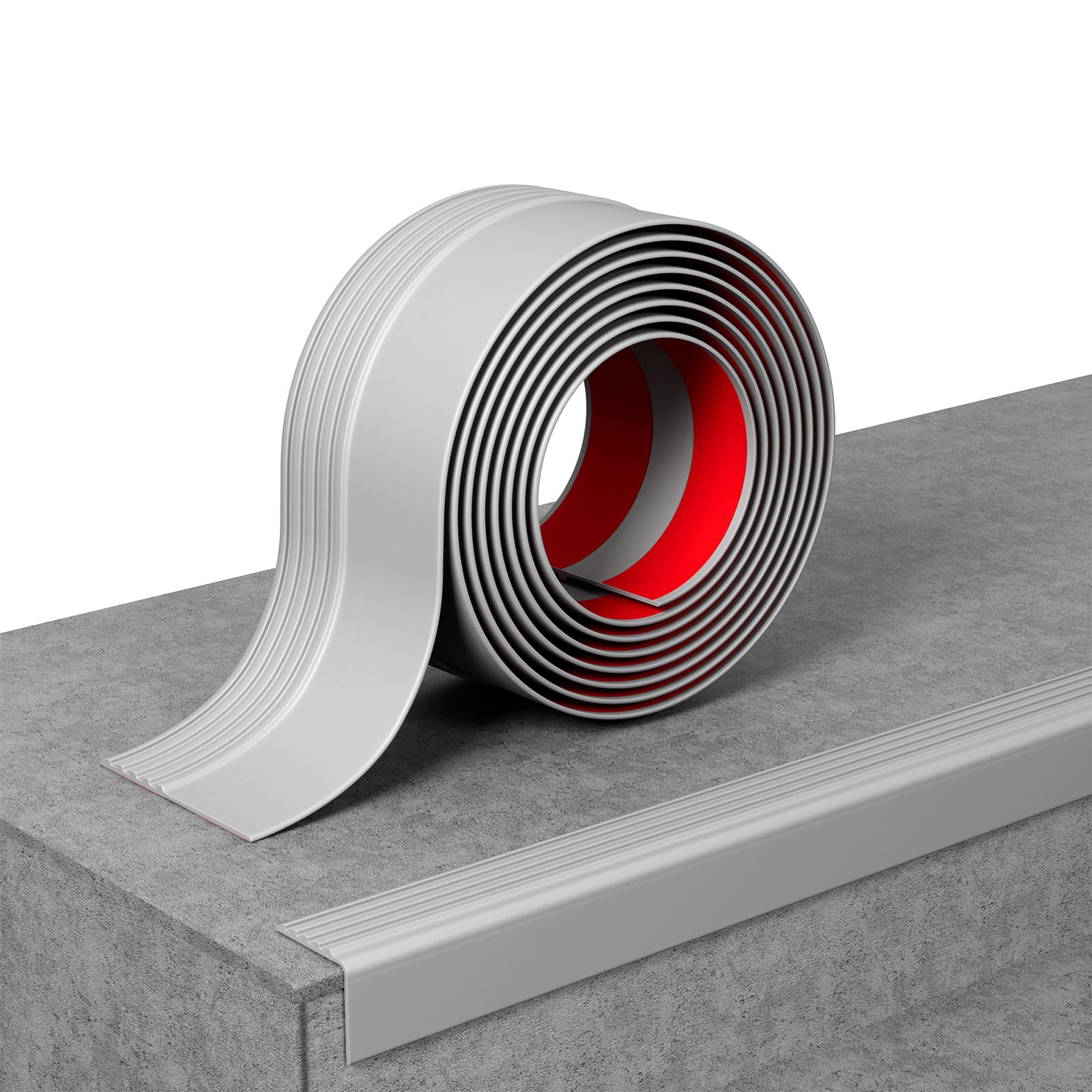 Fancalen Stair Nosing Stair Edge Protector Peel and Stick Floor Tile ...