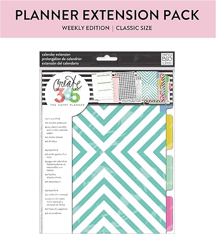 Me and My BIG Ideas MONT-01 Create 365 The Happy Planner Six Month ...