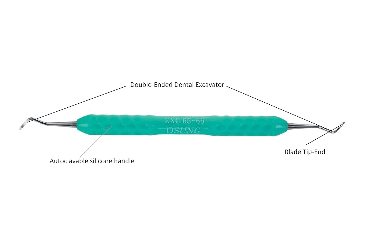 Amazon.com: Osung EXC65-66 Dental Excavator, Blade, EXC 65-66 ...