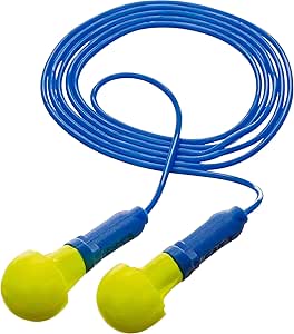 3M 3181003 E·A·R Push-Ins Earplugs, Corded, 28NRR, Yellow/Blue, 200 ...