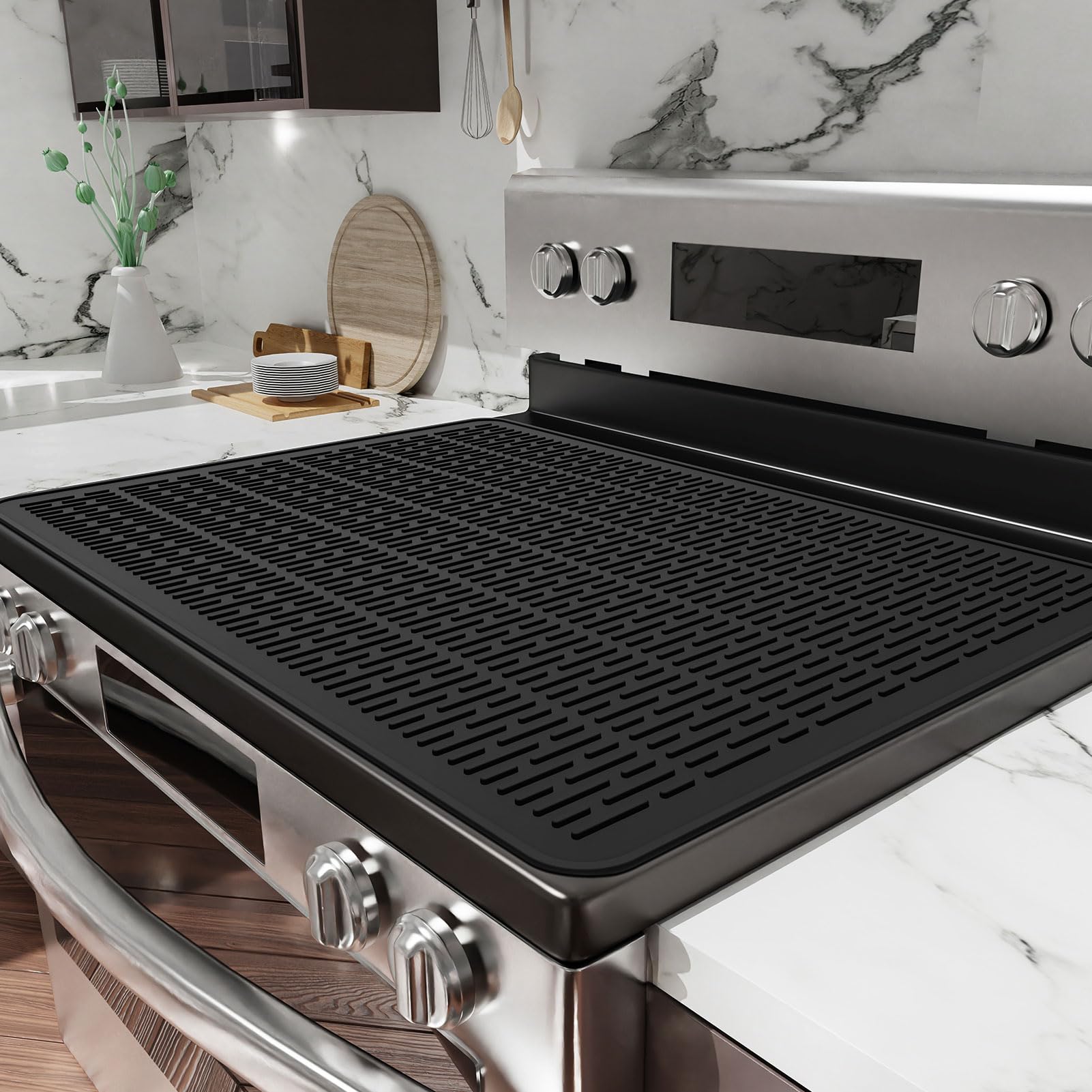 MONTPRO Silicone Stove Mat, 28 x 20 inch StoveTop Cover Protector ...