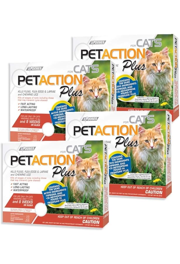 Pet Action Plus Flea And Tick Treatment For Cats For Sale Online ...