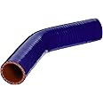 Amazon.com: HPS HTSEC45-150-BLUE Silicone High Temperature 4-ply Reinforced 45 degree Elbow ...