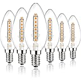 OPALRAY Dimmable G45(G14) Mini Globe LED Filament Tungsten Bulb, Warm White Light, 4W 400LM, 40W ...