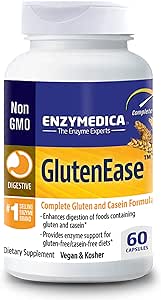 Enzymedica - GlutenEase, Complete Gluten & Casein Formula with ...