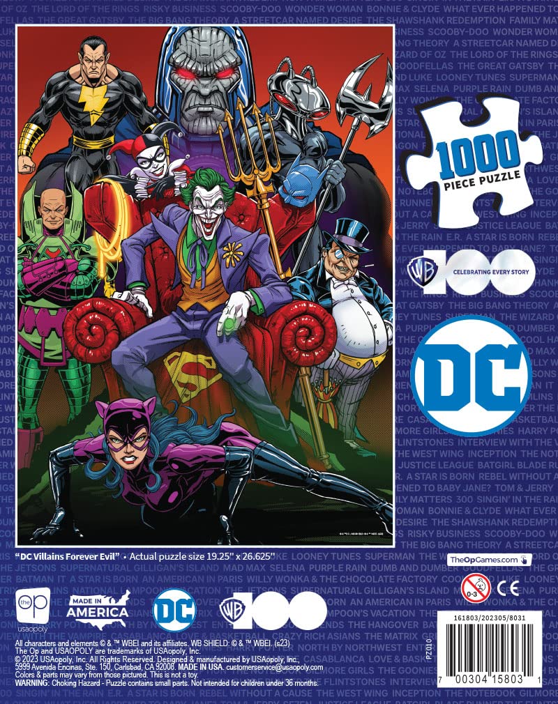 Mua DC Villains Forever Evil 1000 Piece Jigsaw Puzzle | Celebrating WB ...