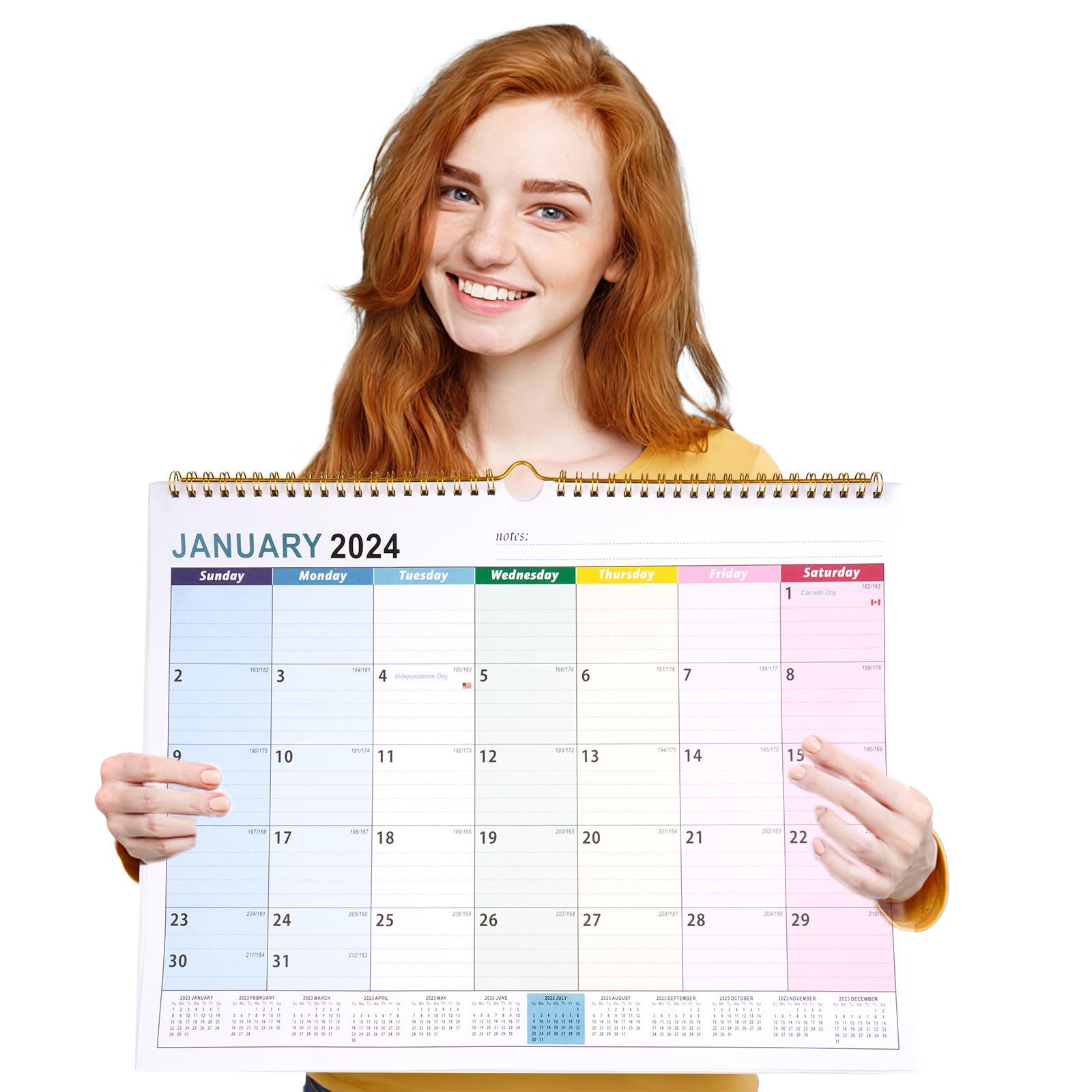 Mua Wall Calendar 2024 UK - 2025, Large 2024 Calendar Family Planner ...