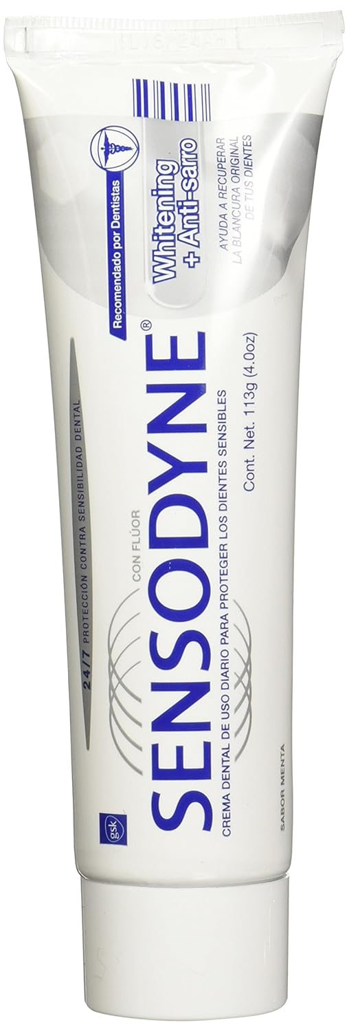 Sensodyne Tatar Control + Whitening Toothpaste for Sensitive Teeth ...