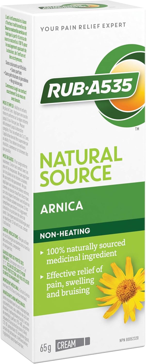 Rub-A535 Natural Source Arnica Cream for Inflammation & Pain Relief ...