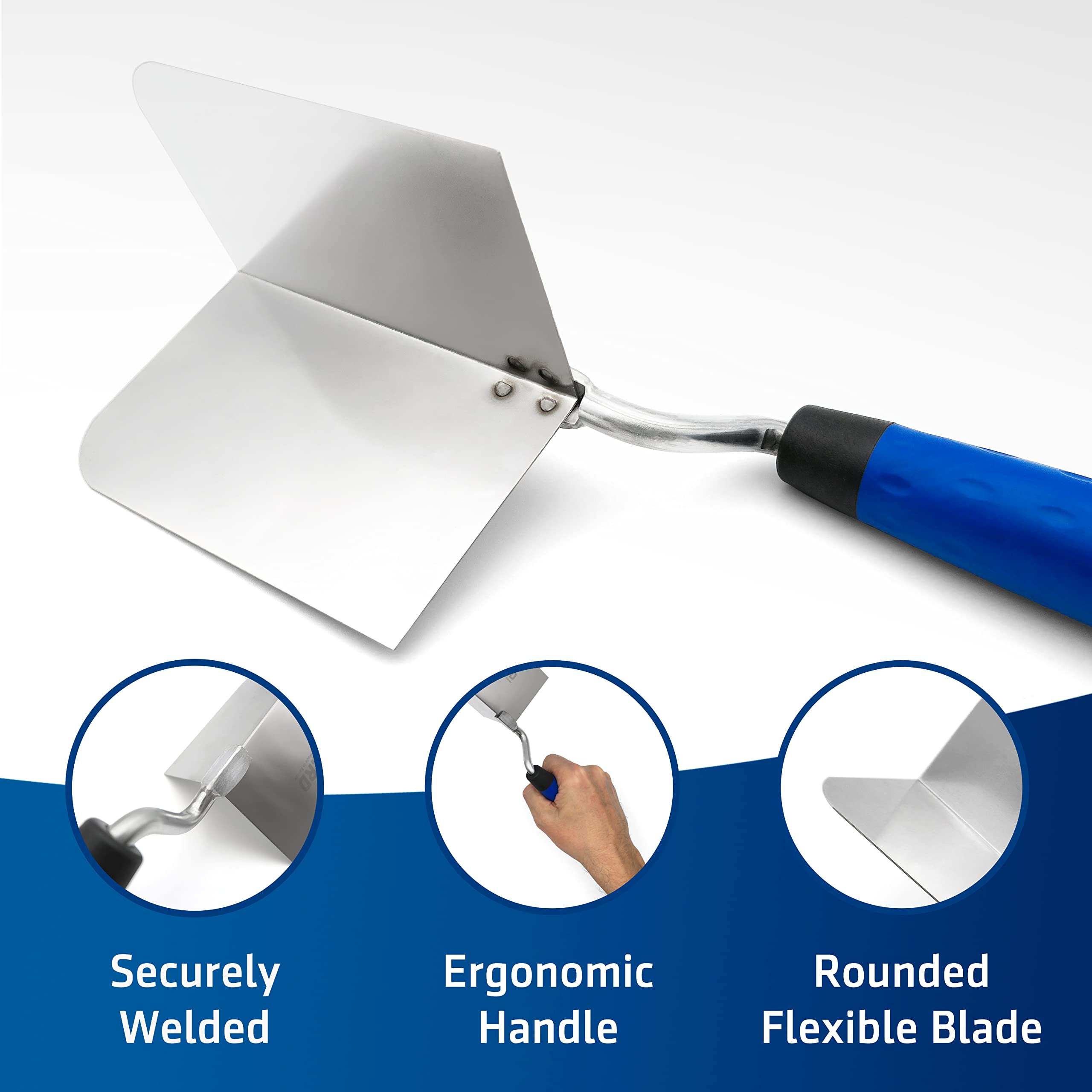 Mua HOGARD 2 Pack Corner Trowel | Stainless Steel Corner Drywall Tool ...