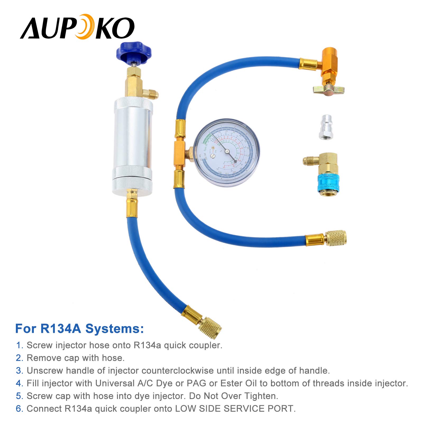 Mua Aupoko AC Oil Injector Tool Kit, R134A Oil Injector with Low Side ...