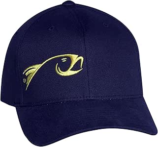 Amazon.com: Rising Fly Fishing Flexfit Baseball Cap Navy S/M Hat ...