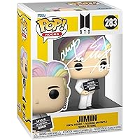 BTS Jimin #283 Facsimile Signed Reprint Laser Autographed Funko POP! Rocks Figurine with ...