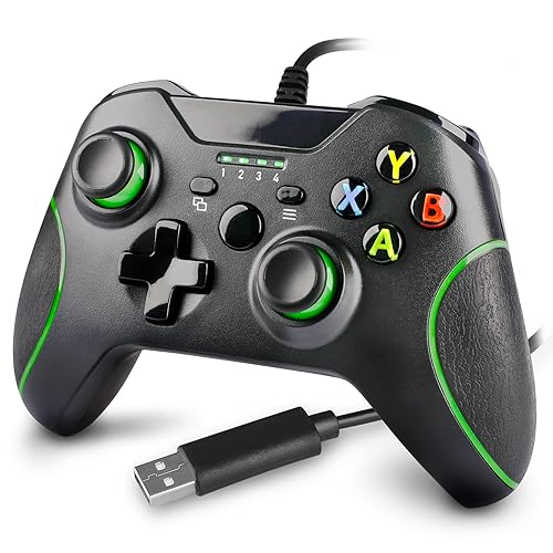 Wired Controller for Xbox One,Upgraded Xbox 1 Wired Controller Gamepad ...